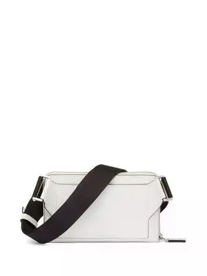 Prada Logo-plaque Leather Messenger Bag