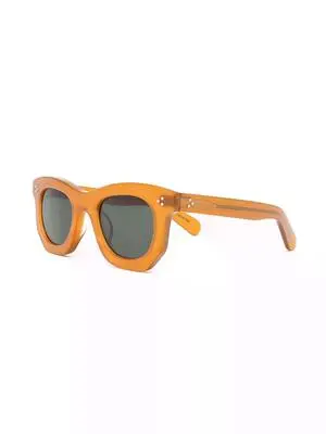 LESCA Square Frame Sunglasses