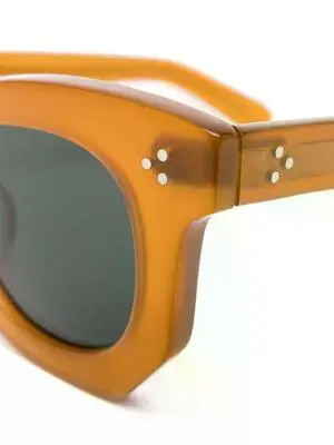 LESCA Square Frame Sunglasses