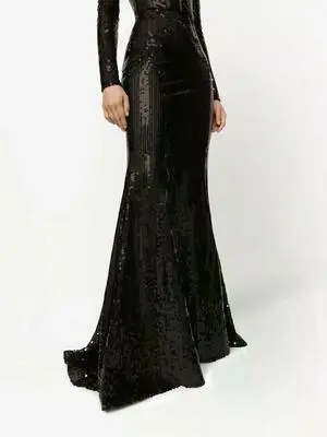 Dolce & Gabbana Corset Detail Sequined Gown