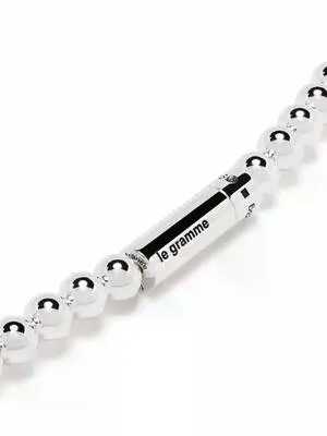 Le Gramme 51g Polished Beaded Necklace