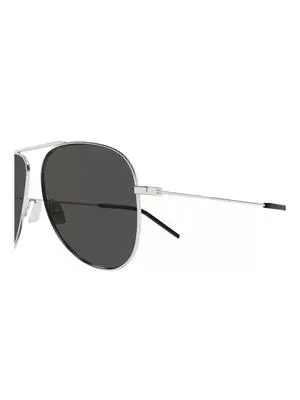 Saint Laurent Pilot-frame Sunglasses - Silver