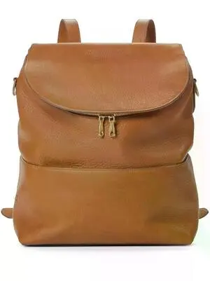 Shinola The Convertible Grained-leather Backpack - Brown