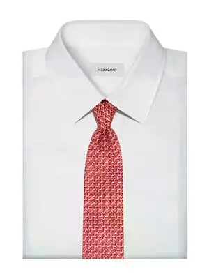 FERRAGAMO Printed Silk Tie