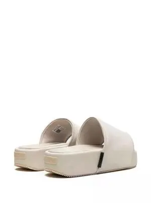 Y3 Leather Slides - Neutrals