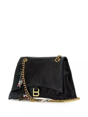 Balenciaga Crush Chain Shoulder Bag - Black