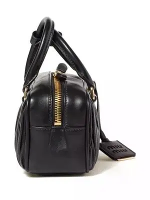 Miu Miu Arcadie Matelassé Tote Bag - Black