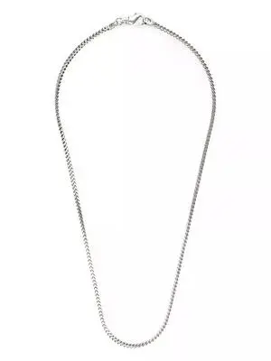 Emanuele Bicocchi Square Box Chain Necklace - Silver