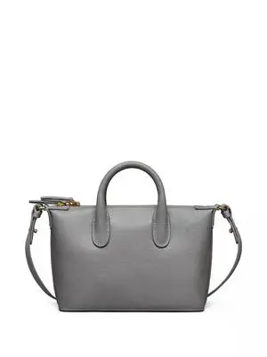 Thom Browne Leather Tote Bag - Grey