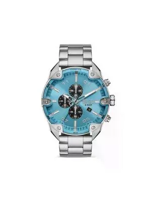 DIESEL® 49mm Chronograph Bracelet Watch - Blue