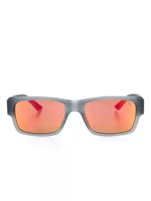 PUMA EYEWEAR Rectangle-frame Sunglasses - Grey