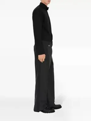 Burberry Cotton Tuxedo Shirt - Black