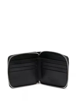 Philipp Plein Mini Crocodile-embossed Leather Wallet