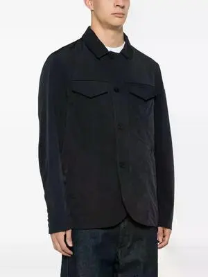 Peuterey Logo-appliqué Shell Jacket - Blue