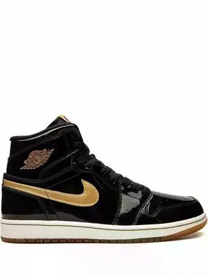JORDAN Air 1 Retro High Og Sneakers - Black