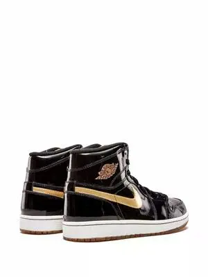 JORDAN Air 1 Retro High Og Sneakers - Black