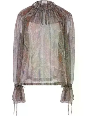 Saint Laurent Printed Blouses