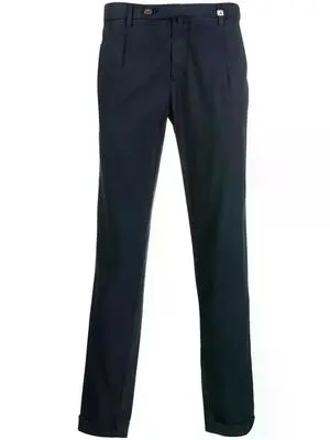 MYTHS Slim-fit Chino Trousers - Blue
