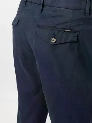 MYTHS Slim-fit Chino Trousers - Blue