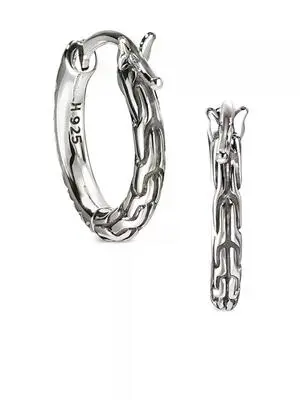 John Hardy Essentials Diamond Hoop Earrings
