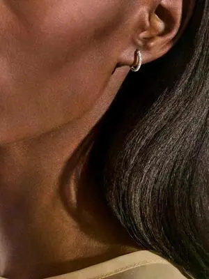 John Hardy Essentials Diamond Hoop Earrings