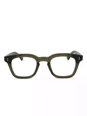 PETER AND MAY Square-frame Glasses - Green