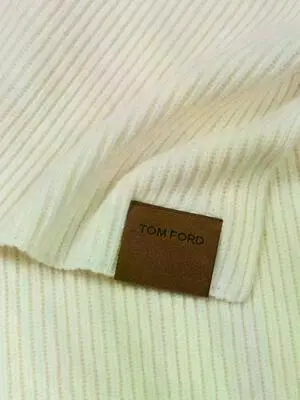 TOM FORD Ribbed Scarf - Neutrals