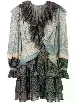 Ulla Johnson Sara Ruffled Mini Dress