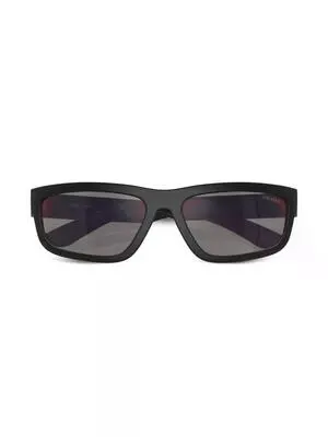 Prada Printed Rectangle-frame Sunglasses