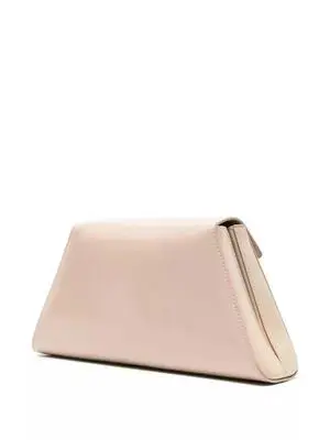 Prada Triangle-logo Leather Shoulder Bag - Pink