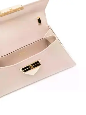 Prada Triangle-logo Leather Shoulder Bag - Pink