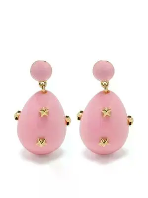 ESHVI Galaxy Drop Earrings - Pink