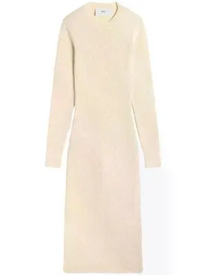 AMI Paris De Coeur Midi Dress