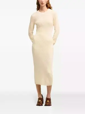 AMI Paris De Coeur Midi Dress