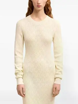 AMI Paris De Coeur Midi Dress