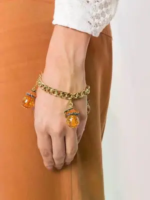 AMIR SLAMA Interchangeable Bracelet And Drop Pendant Earrings Set