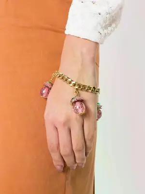 AMIR SLAMA Interchangeable Bracelet And Drop Pendant Earrings Set