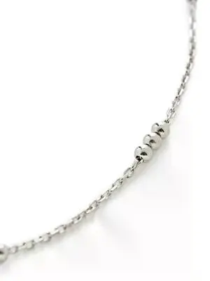 Monica Vinader Triple Beaded Chain Necklace