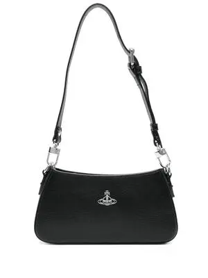 VIVIENNE WESTWOOD Orb-plaque Leather Shoulder Bag