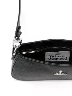 VIVIENNE WESTWOOD Orb-plaque Leather Shoulder Bag