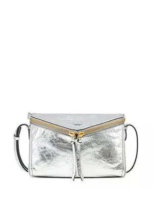 Mcm Diamant 3d Shoulder Bag - Silver