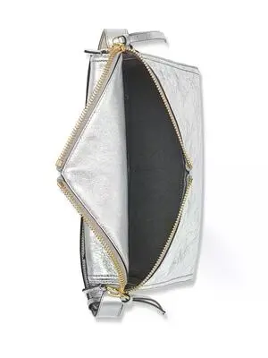 Mcm Diamant 3d Shoulder Bag - Silver