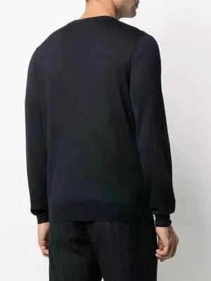 CRUCIANI Long-sleeve V-neck Jumper - Blue