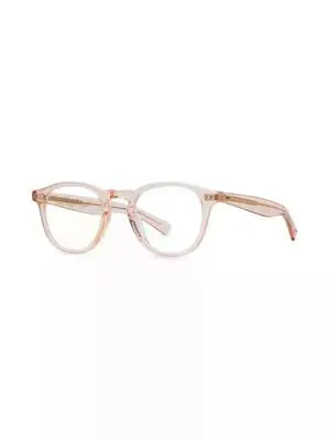 Garrett Leight X Andre Saraiva Round-frame Glasses - Pink