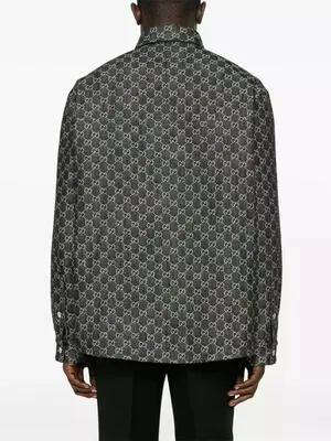 Gucci Gg Jacquard Reversible Shirt