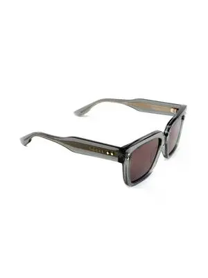 Gucci Logo-print Square-frame Sunglasses