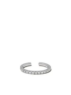 WE BY WHITEBIRD 18kt White Gold Diamond Suzanne Earcuff - Silver