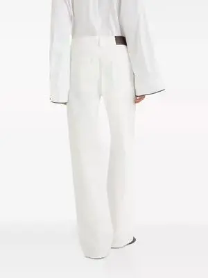 Brunello Cucinelli Mid-rise Wide-leg Jeans