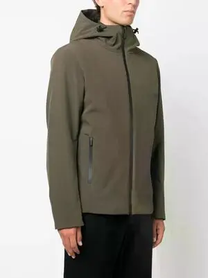 Woolrich Logo-patch Zip-up Hooded Jacket