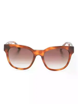 ASPINAL OF LONDON Lumiere Square-frame Sunglasses - Brown